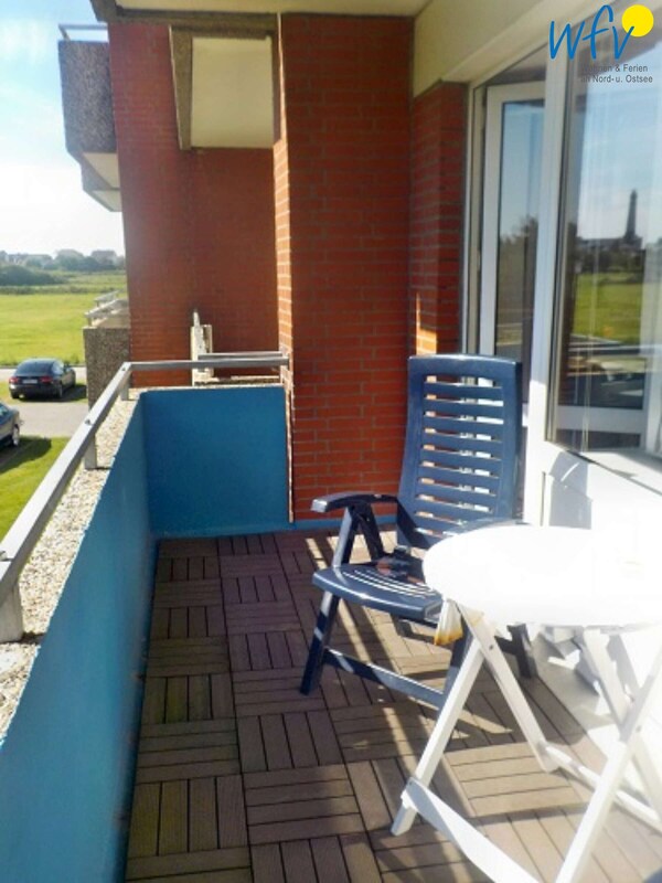 Gemütliches Appartement Mit Balkon - Borkum