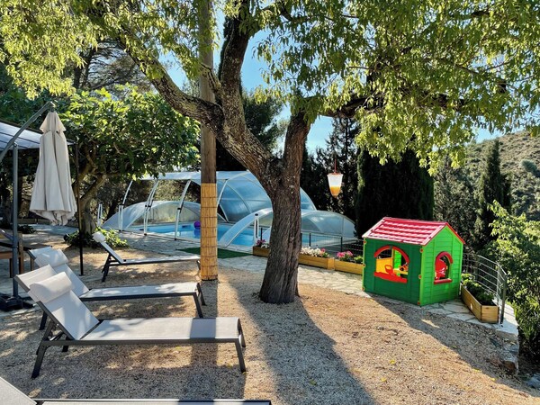 Homerez - Villa Charmante à Castelnou Avec Piscine Privée - Thuir