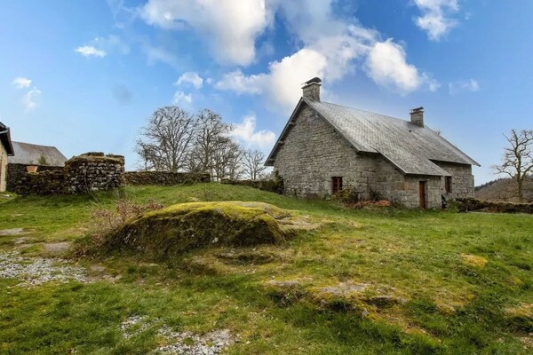 Homerez - Maison Authentique En Granit - Chaumeil - Cheminée - Corrèze