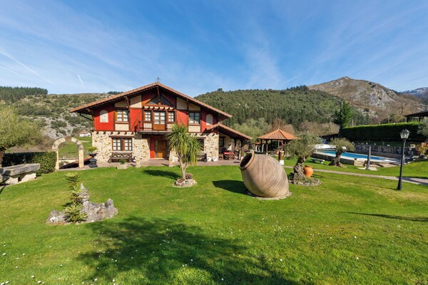 Homerez - Villa En Bizkaia Con Piscina - Monte Gorbea