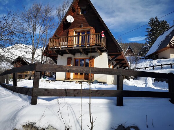 Homerez - Charming Chalet In Allos With View - La Foux d