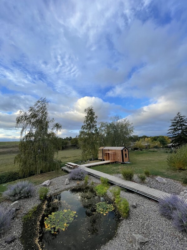 Mycosytiny-tiny House-familie-nasszelle-blick Auf Die Landschaft - Elsass