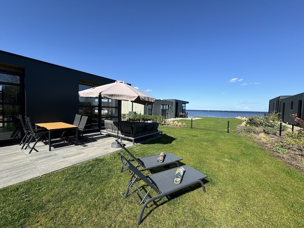Mit Zaun & Meerblick - Zweite Reihe - Modernes Chalet Ijsselmeerblick - Enkhuizen