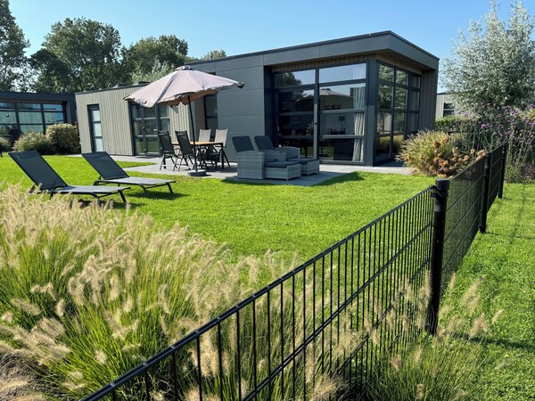 Top Modern Chalet Sonnenplätzchen, Large Garden On The Ijsselmeer - New With Fen - Enkhuizen