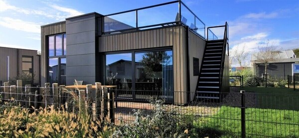 Exklusives 6-personen Chalet Estel Mit Großem, Eingezäunten Garten Am Ijsselmeer - Enkhuizen