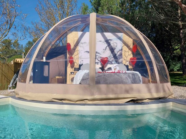 Wigwam "F"anny 26m2 Et Son Espace Détente 50m2 - Aude