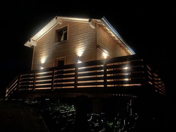Le Jardin Des 4m - Chalet-gîte "Mauve" - Saint-Genest-Malifaux