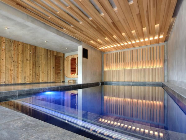 Chalet De Lujo Con Piscina, Jacuzzi, Sauna Y Sala De Cine En Megève - Combloux