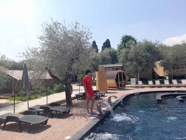 Mobilehome With Lake View Terrace, Pool And Air Conditioning - Manerba del Garda