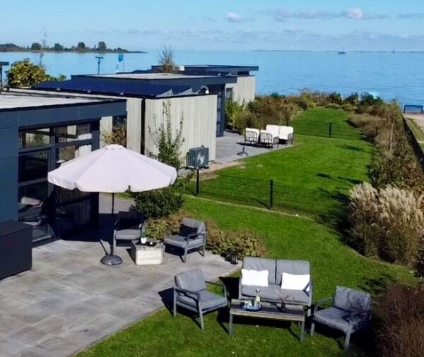 Dritte Reihe - Ab 2024 Mit Zaun - Chalet Wolkesieben - Enkhuizen