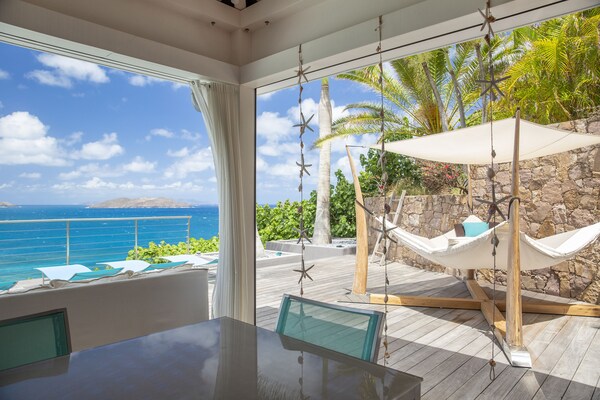 Villa Sunset | Ocean View - Located In  Beautiful Pointe Milou With Private Pool - Saint Barthélemy