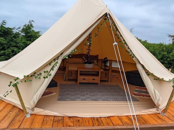 Bell Tent With Separate Own Kitchen - St Agnes