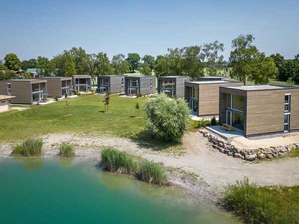 Chalet Am Sonnensee 6 Mit Moderner Einbauküche - Leipheim
