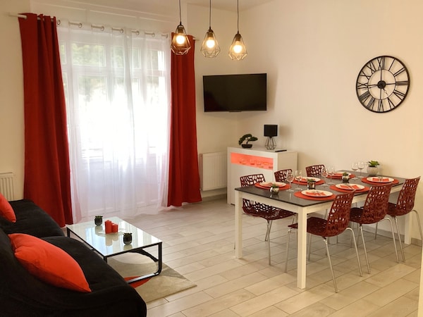 Appart 95m2 Ac, Parking, Near Sanctuaire - Lourdes