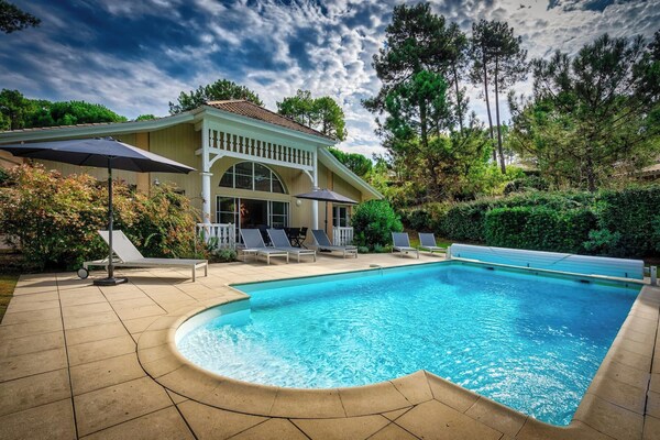Homerez - Elegante Villa In Lacanau Mit Privatem Pool - Lacanau Océan