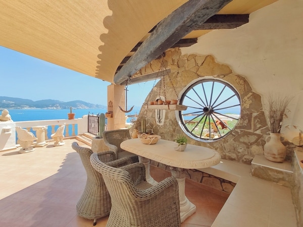 A3409 Sea View Apartment For 3 People In Cala Fornells - Cala Fornells