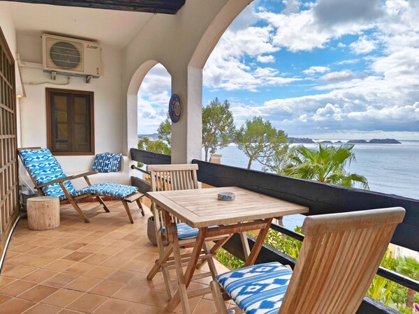 A3001 Ferienwohnung Mit Meerblick Für 4 Personen In Cala Fornells - Cala Fornells