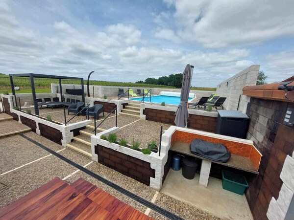 Le Chai Villa - Newly Renovated 6 En-suite Bedrooms And Heated, Private Pool - Sainte-Foy-la-Grande
