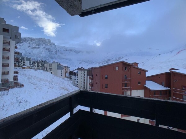 10m From Resort Center, Floor -1, Balcony, Tv, Ski Locker, 25m², Tignes - Tignes