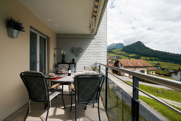 "Stunning Apartment With Panoramic Views In Beautiful Amden, Switzerland!" - Amden