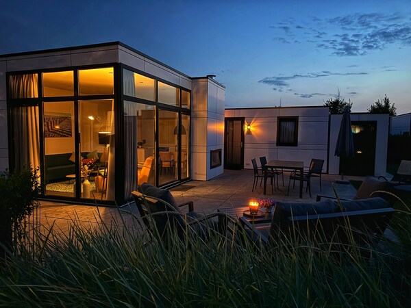 Tolles, Modernes Chalet 'Strandleben' Mit Zaun & Garten In Strandnähe - Groede