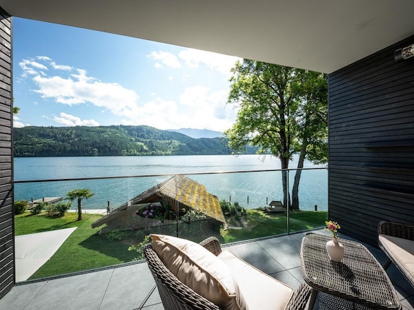Double Room Seensucht With Xxl Balcony - Villa Postillion Am See - Spittal an der Drau
