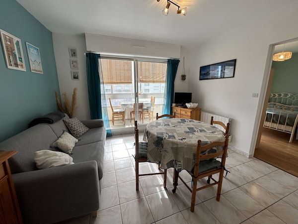 Appartement 2 Pièces, 5 Couchages, Parking Privé, Proche Plage Et Commerces, Saint-hilaire-de-riez - Saint-Hilaire-de-Riez