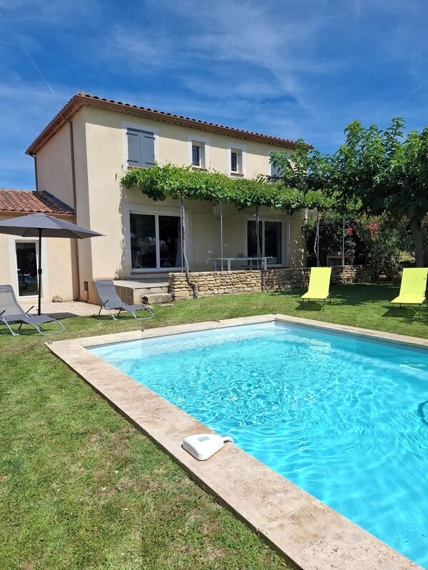 Villa Leis Moelos à 5 Minutes à Pieds Du Centre Du Village - Beaumes-de-Venise
