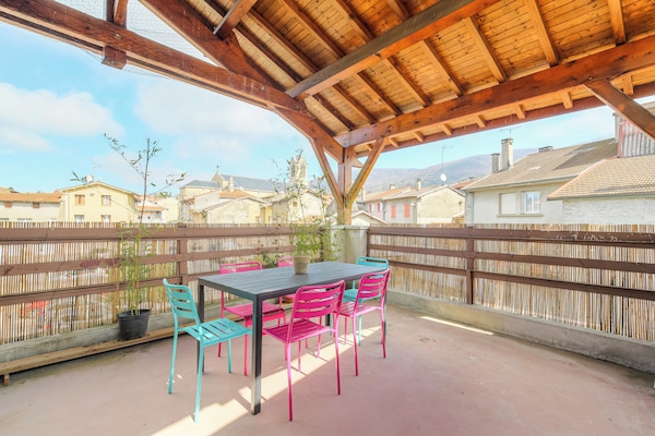 Gîte La Terrasse, Proche Cnpe Et Via Rhôna, Idéal Pour Les Amoureux Du Vélo ! - Saint-Vulbas