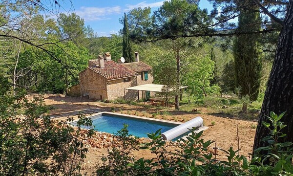 Le Poucet Oriental : House For 6, Combining Charm, Nature And Heated Pool - Cotignac