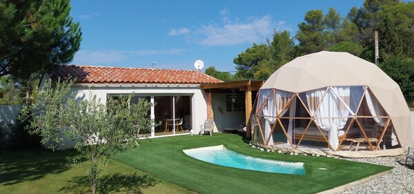 "M"anon Dome 26m2 And 50m2 Relaxation Area - Carcassonne