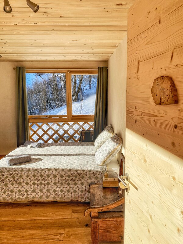 Chambre D'hôtes Double Avec Vue Jardin Et Montagne - La Clusaz
