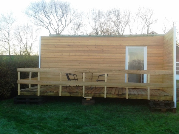 Tiny House 1 Mit Terrasse, Sehr Ruhig In Kollmar - Luxus Chalet Mit Terrasse - Elmshorn