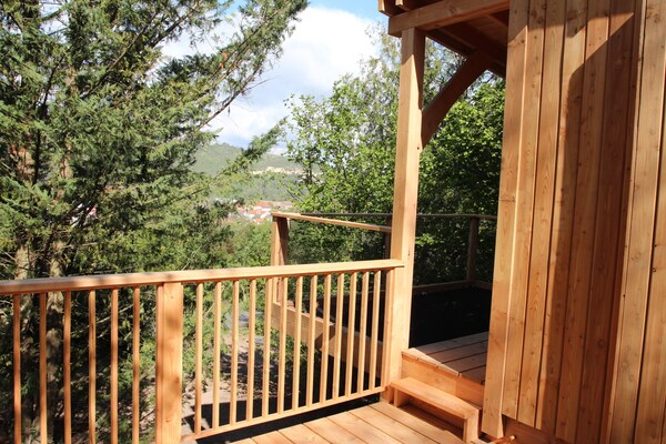 Cabane Pilotis Rosmerta +Spa + Filet + 4 Saisons - Issoire
