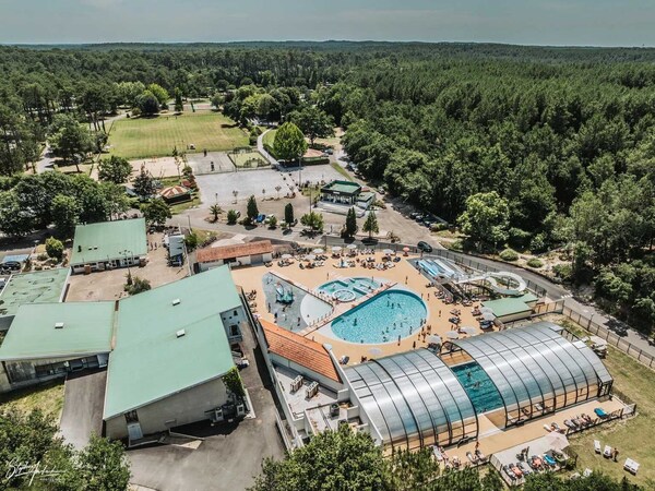 Camping - Efbfhf - Deux Chambres , Couchages 5 - Vielle-Saint-Girons