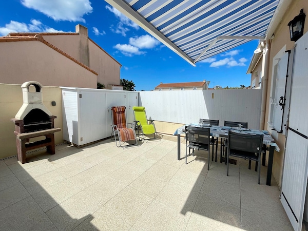Maisonnette Cosy à 200m De La Plage Avec Patio Ensoleillé - Bretignolles-sur-Mer