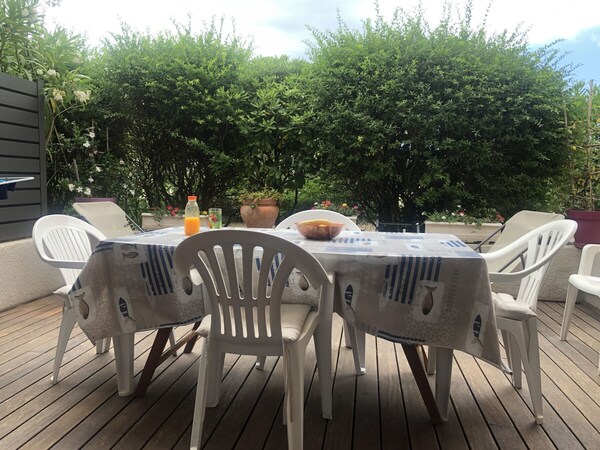 Saint Cyprien - T2 Rdc 4p Avec Piscine, Proche Plage Et Port, Parking Privé, Animaux Admis - Saint-Cyprien Plage