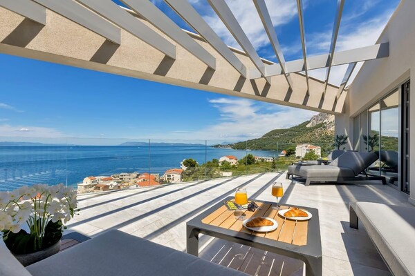 4-zimmer-ferienwohnung Mit Terrasse Und Meerblick Drasnice, Makarska (A-21341-b) - Drvenik