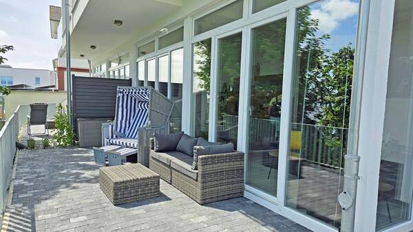 App. Muschelblick - Villa Küstenperle, Sea View Apartments - Sassnitz