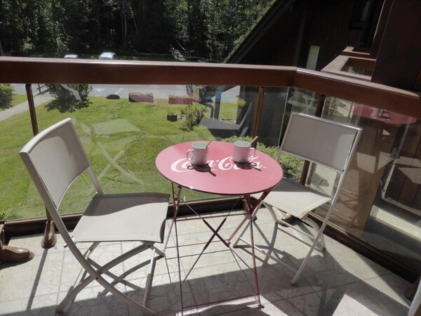 2nd Floor, Balcony, Parking, Tv, Ski Locker, 19m², Les Contamines-montjoie - 레 우슈