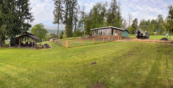 Cabin Has 2 King Beds But Room For 6 To 8 With Your Cots Or Air Mattresses. \N\n\n - Riffe Lake, Mossyrock