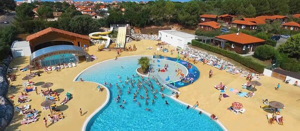 Mobilhome 6-8 Personnes Au Camping Siblu 4* Proche De Locéan à Mimizan Plage - Mimizan