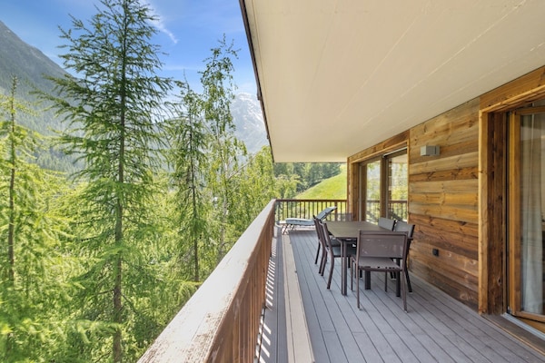 Luxury Apartment, 3 Bedroom Chalet Rahas A Grimentz - By Mrs Miggins - Grimentz