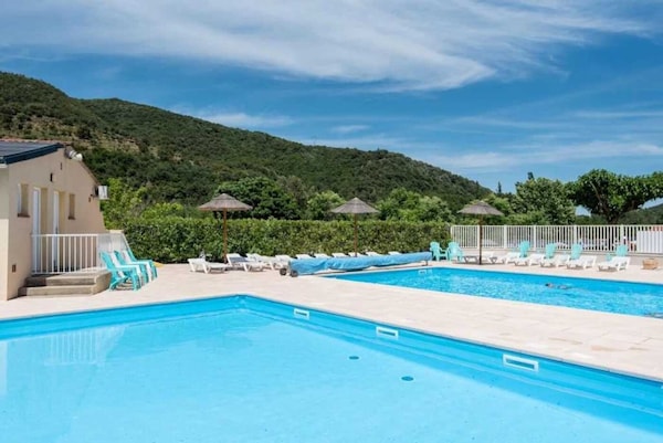 Camping 3 éToiles - Piscine  - Ccaaafg - Pyrénées-Orientales