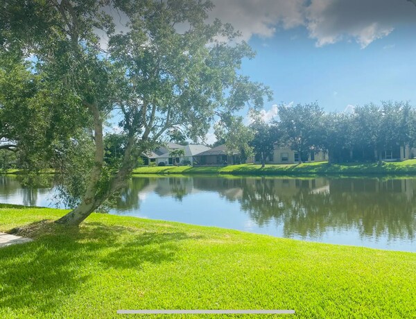 New! Upscale Lakeview 3-bedroom Home, Pool, Fastwifi, Washer & Dryer, Near Beach - Palm Bay, FL