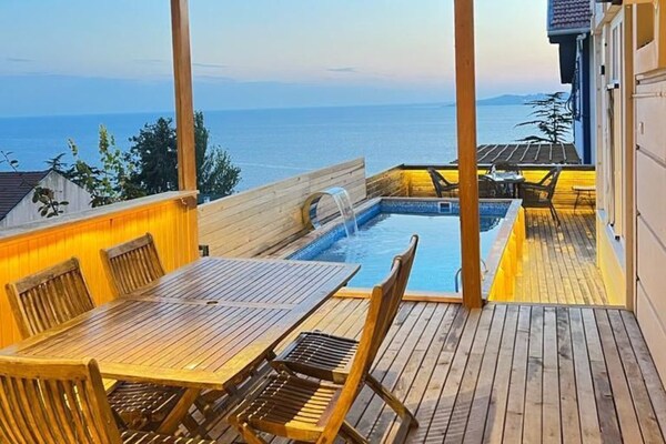 Villa 7even By Luxury Group Swimming Pool, Barbecue And Amazing Sunset View. - Esenyurt