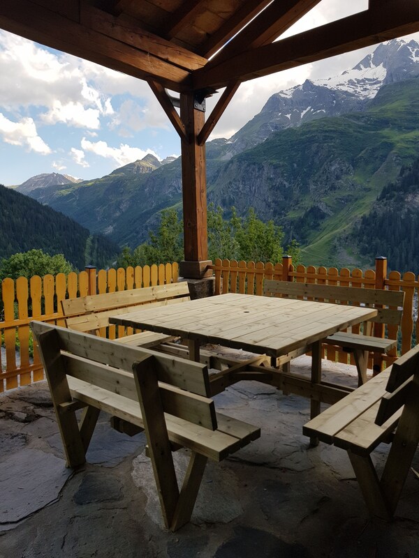 Magnificent Alpine Chalet With View - Sainte-Foy-Tarentaise