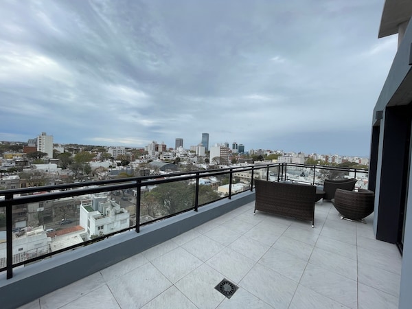 Spacious Brand New Studio Apartment Near Wtc.\nfitness Room, Ultra Fast Wifi, Ac - Montevideo