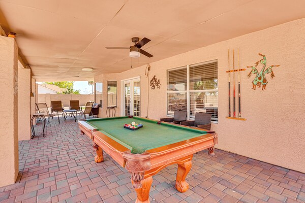 Glendale Gem: Outdoor Pool Table & Kitchen! - Glendale, AZ