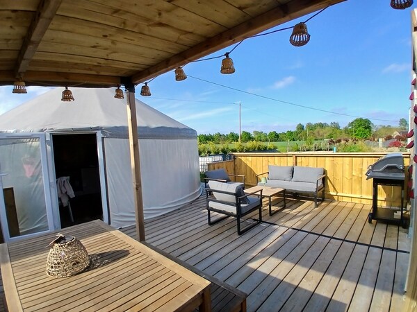 Yurt-des Voyageurs-comfort-bagno In Camera Con Vasca-nessuna Visualizzazione - La Flèche